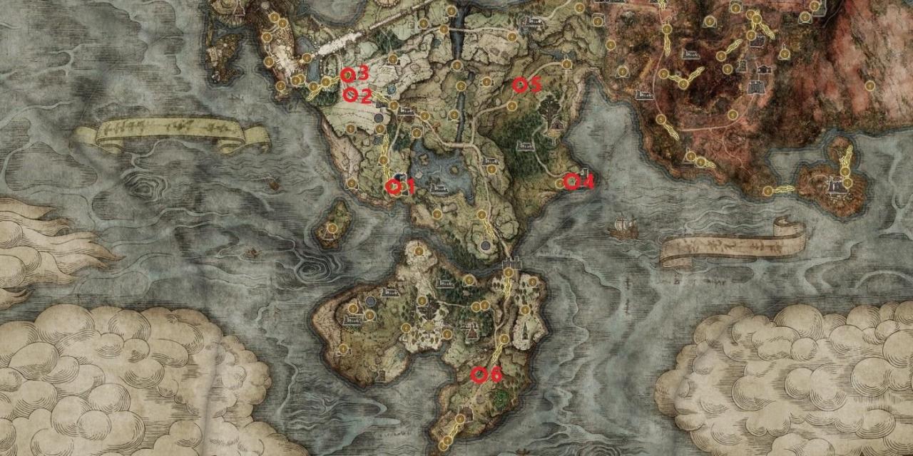 Elden Ring: Todas las ubicaciones de las semillas doradas