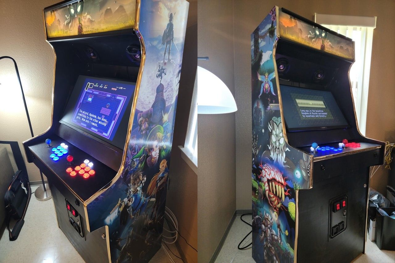 Un gabinete arcade hecho por un fanático combina The Legend of Zelda y ...